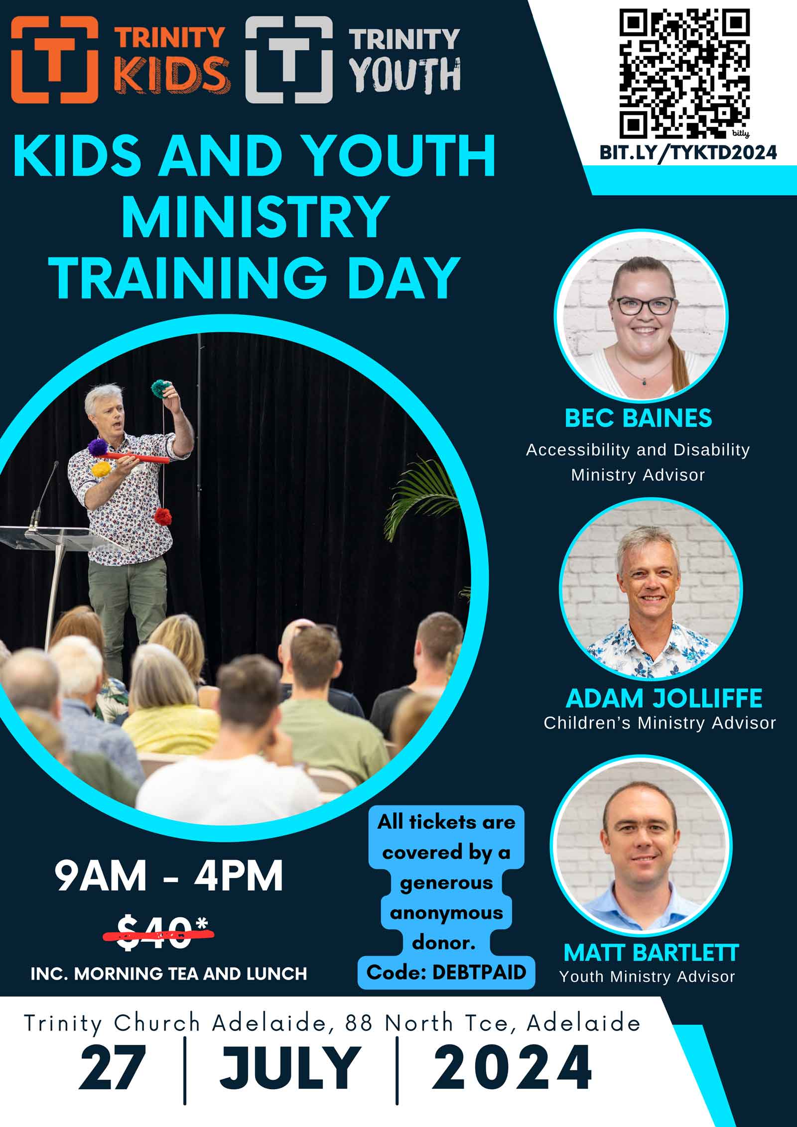 Four Weeks Until Our Trinity Kids & Youth Ministry Training Day ...